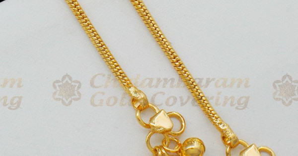 10 Inch Real Gold Tone Latest Design Padarasam Kolusu Trending ...