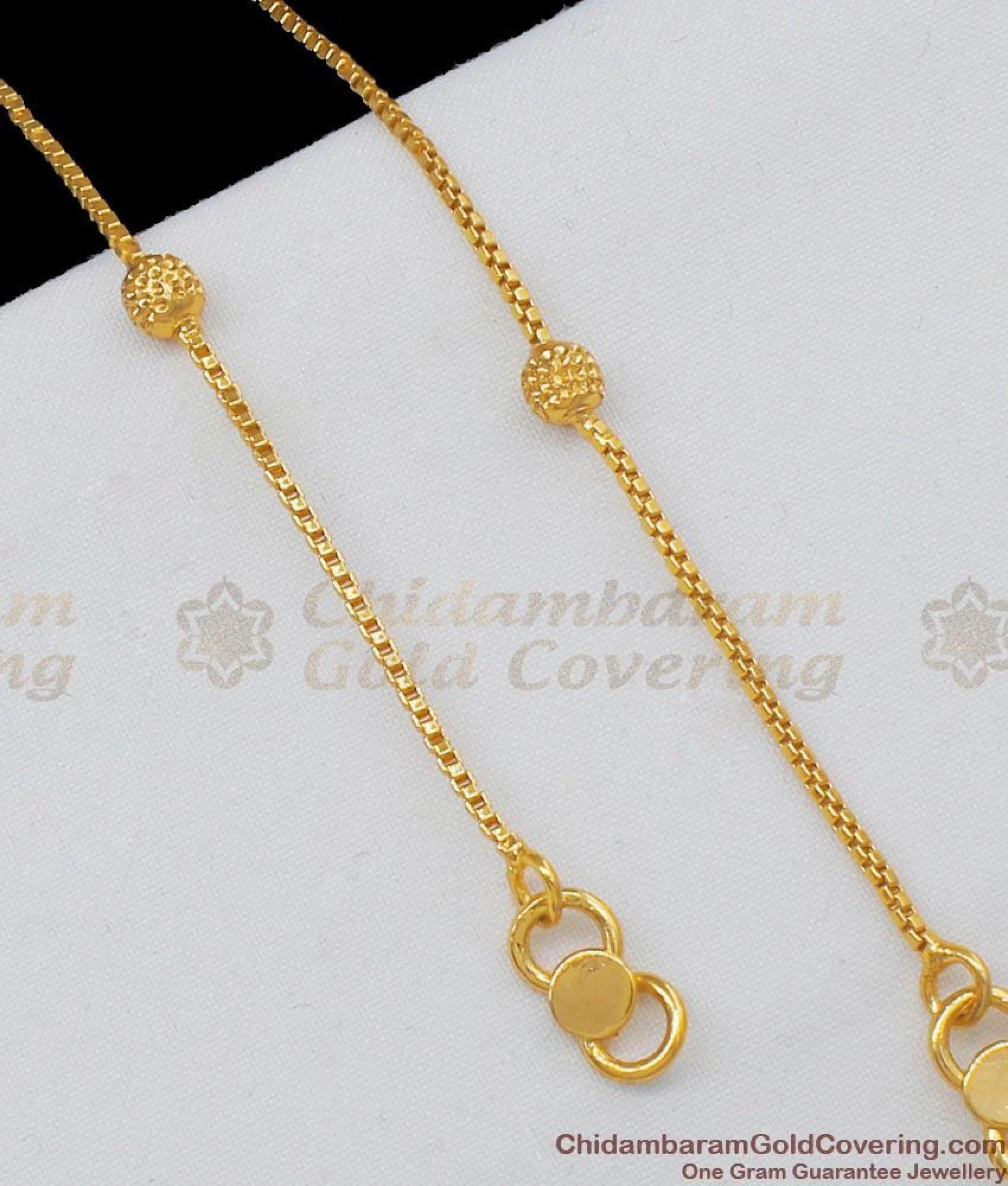 Buy 12 Inch Flat Real Gold Pattern Balls Model Payal Kolusu For Women ...