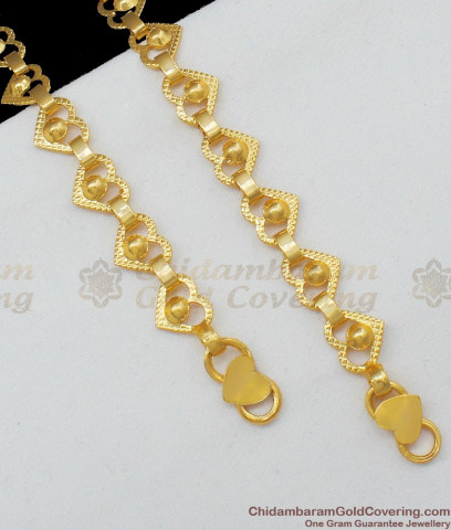 Stylish Padasaram Gold Plated Kolusu For Girls ANKL1018