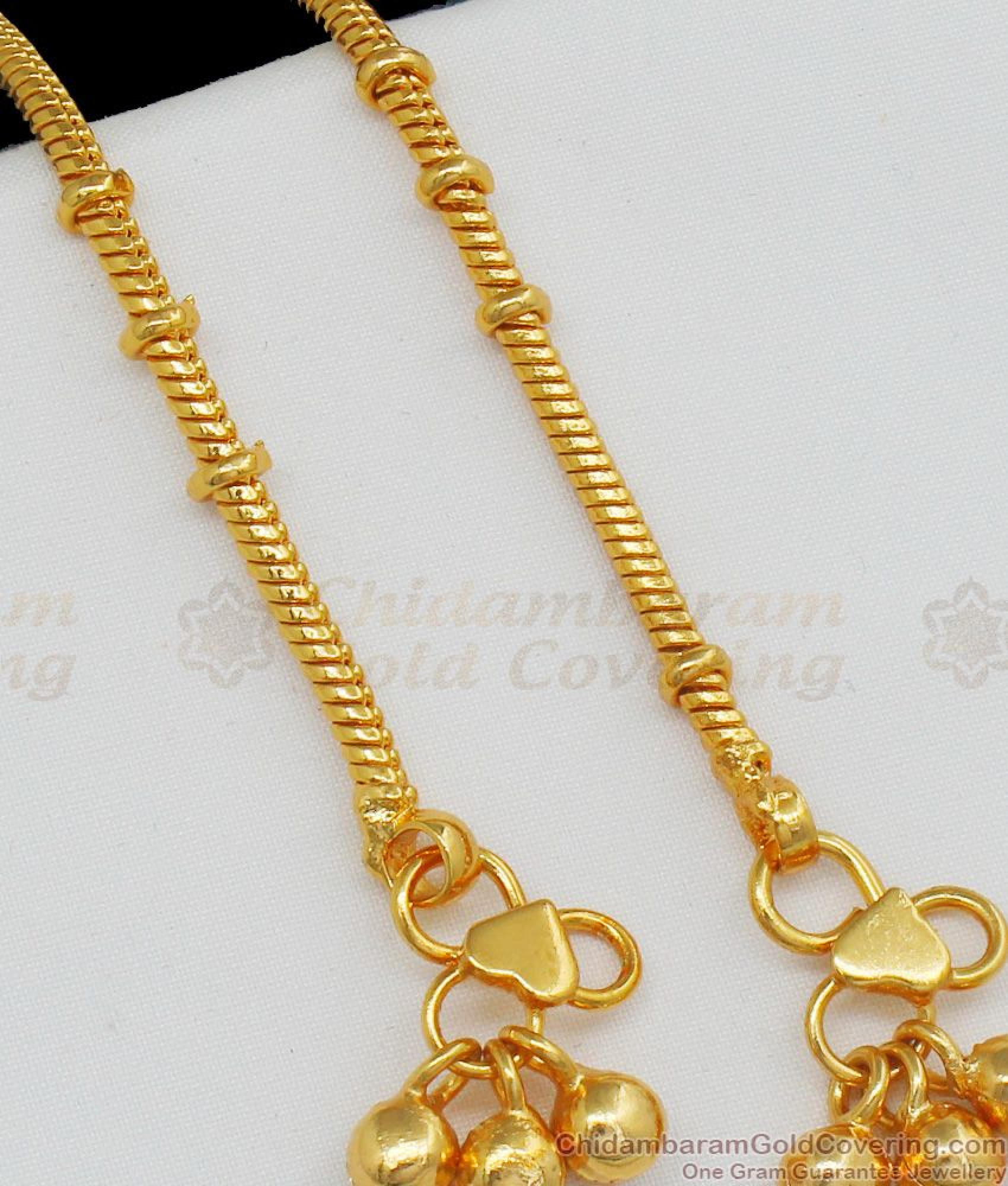 10 Inch Real Gold Tone Latest Design Padarasam Kolusu Trending ...