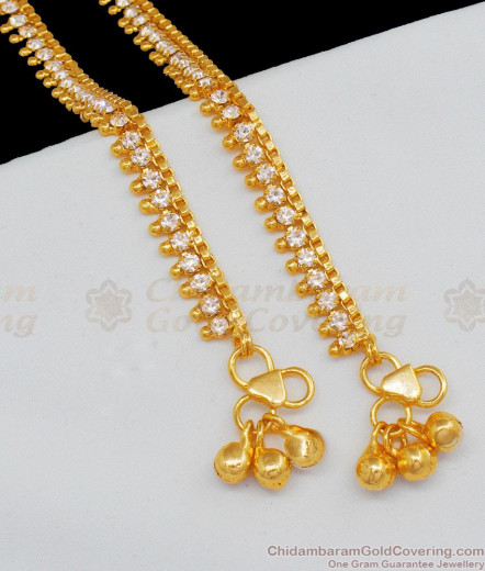 Stylish Padasaram Gold Plated Kolusu For Girls ANKL1018