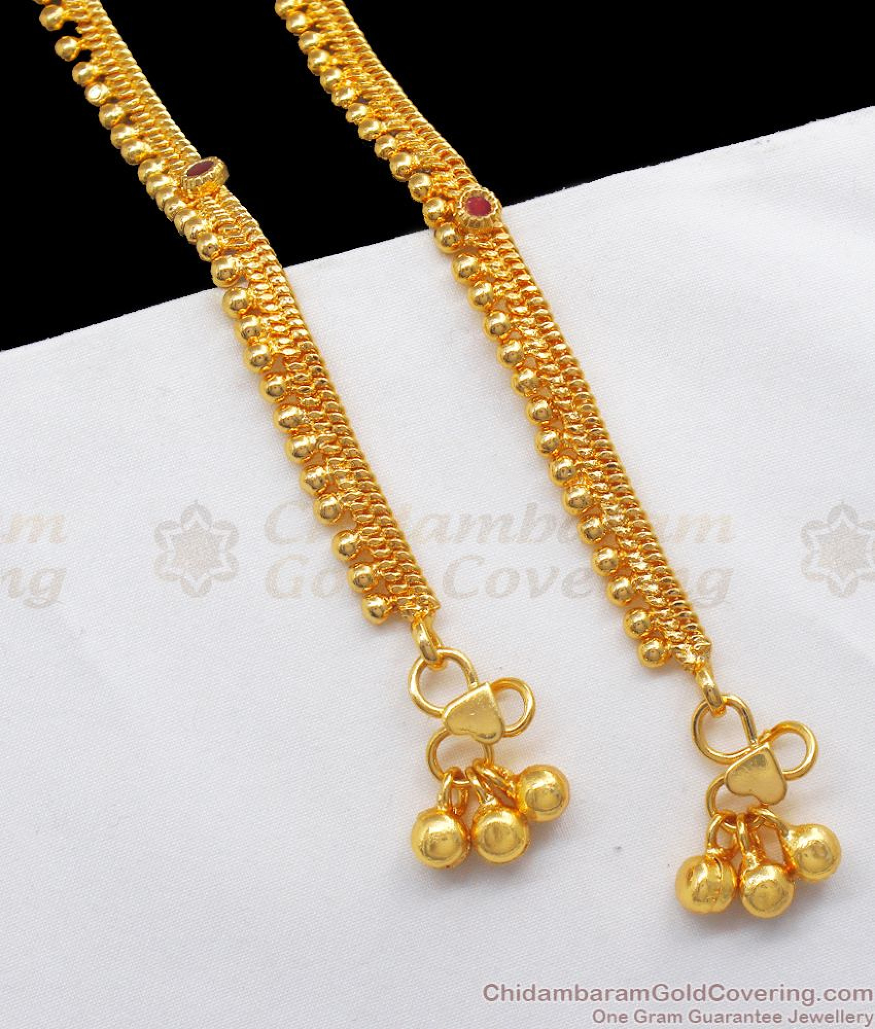 Buy One Gram Gold Anklet For Womens Regular Wear ANKL1142
