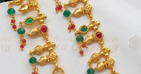 Grand Kemp Stone Gold Kolusu Wedding Collection ANKL1165