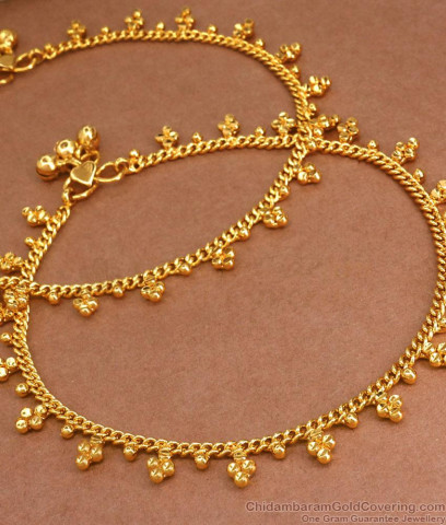 South Indian Traditional Kerala Pattern Mullai Trendy Designed Gold ...