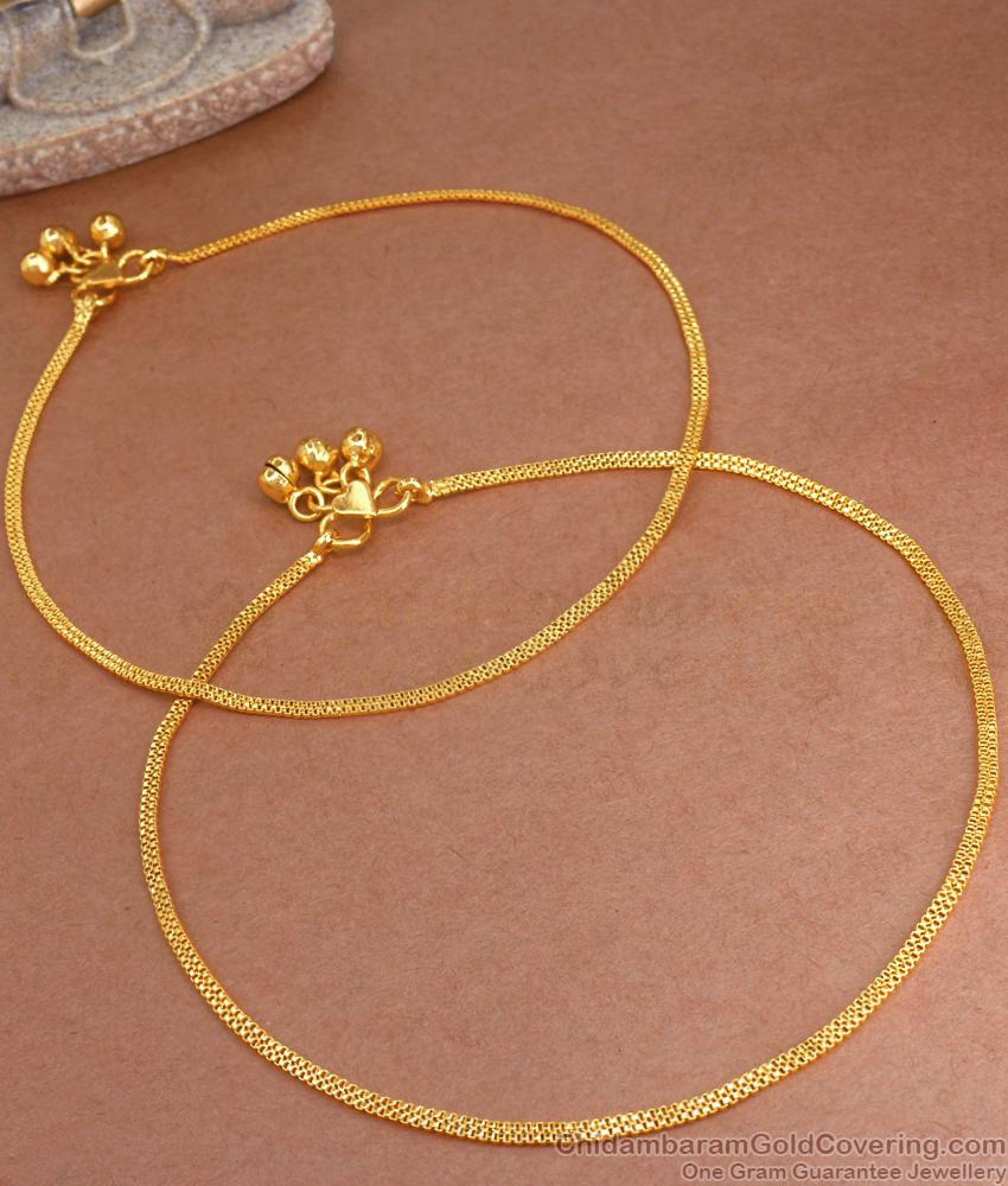 12 Inch Regular Use Gold Imitation Anklet Guarantee Jewelry ANKL1212