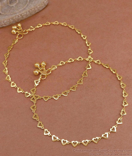 Anklet Collections in Gold | Kolusu Design| Impon Anklets | Gold ...