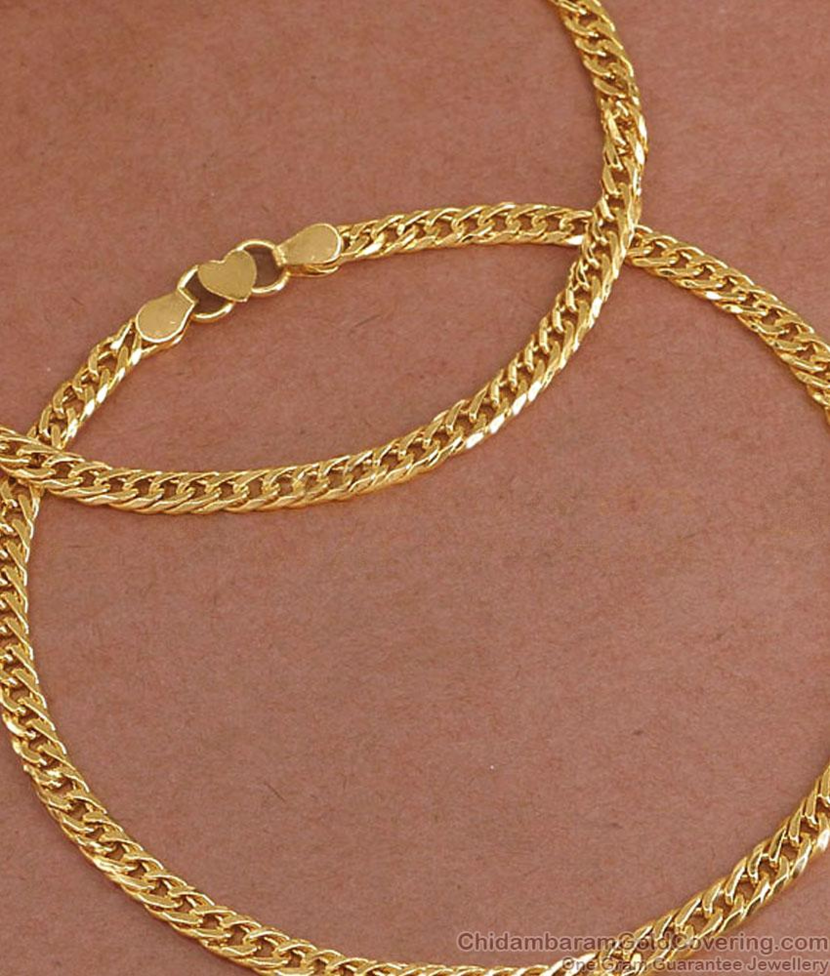 10 Inch New Model Gold Imitation Simple Anklet For Women ANKL1247