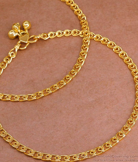 Anklet Collections in Gold | Kolusu Design| Impon Anklets | Gold ...