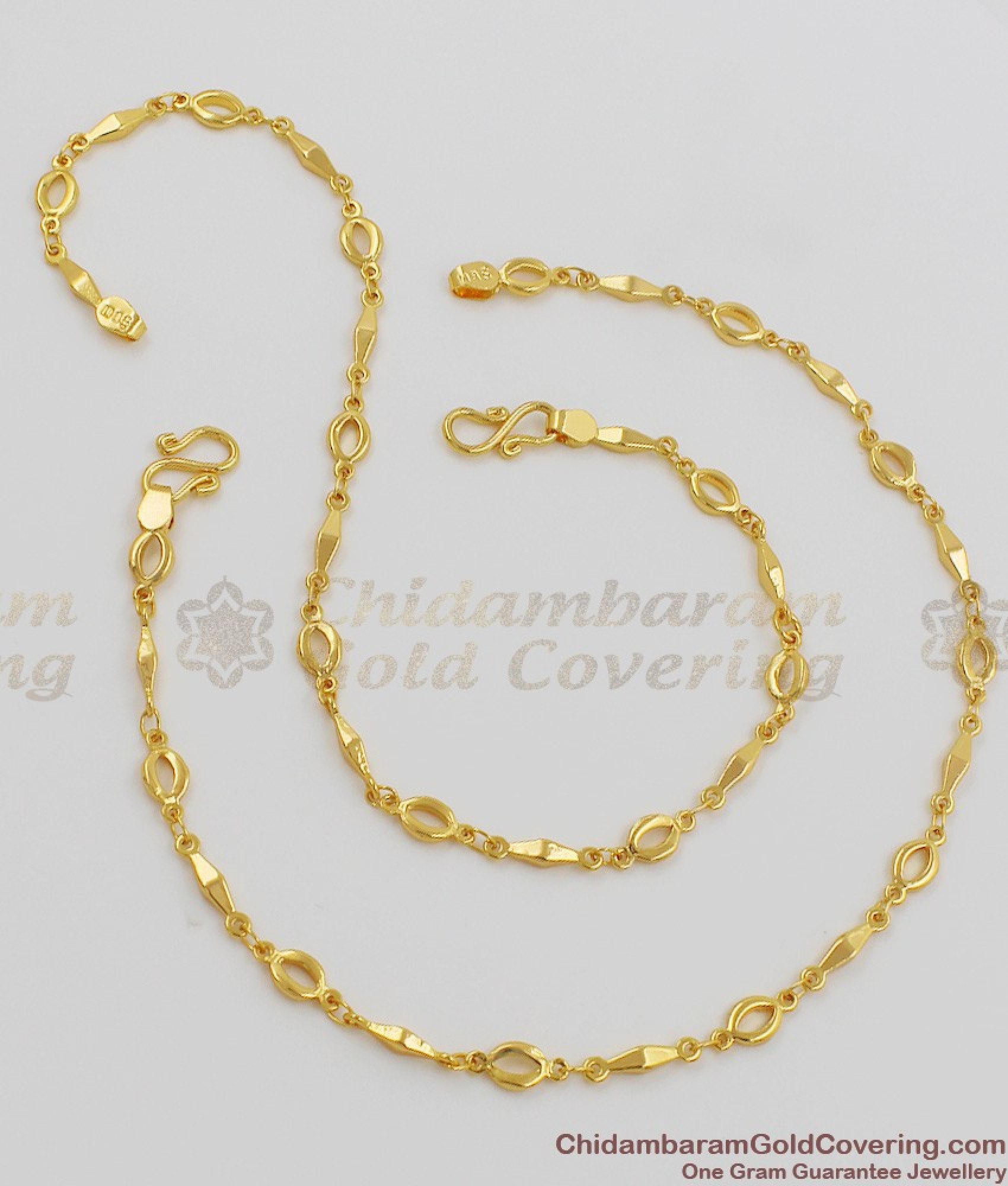 Stylish Padasaram Gold Plated Kolusu For Girls ANKL1018