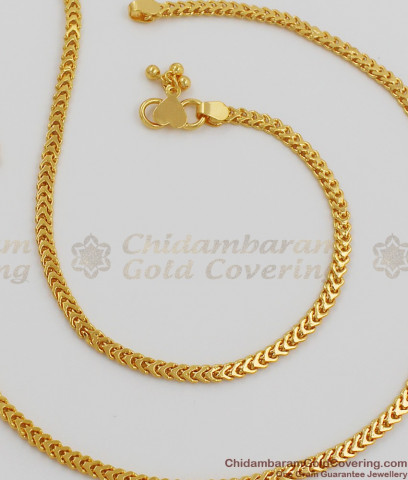 11 Inch One Gram Gold Padasaram Kerala Design Kolusu For Daily Use ANKL1091