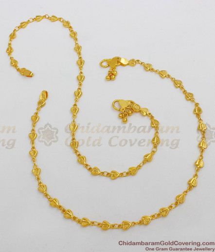 Stylish Padasaram Gold Plated Kolusu For Girls ANKL1018