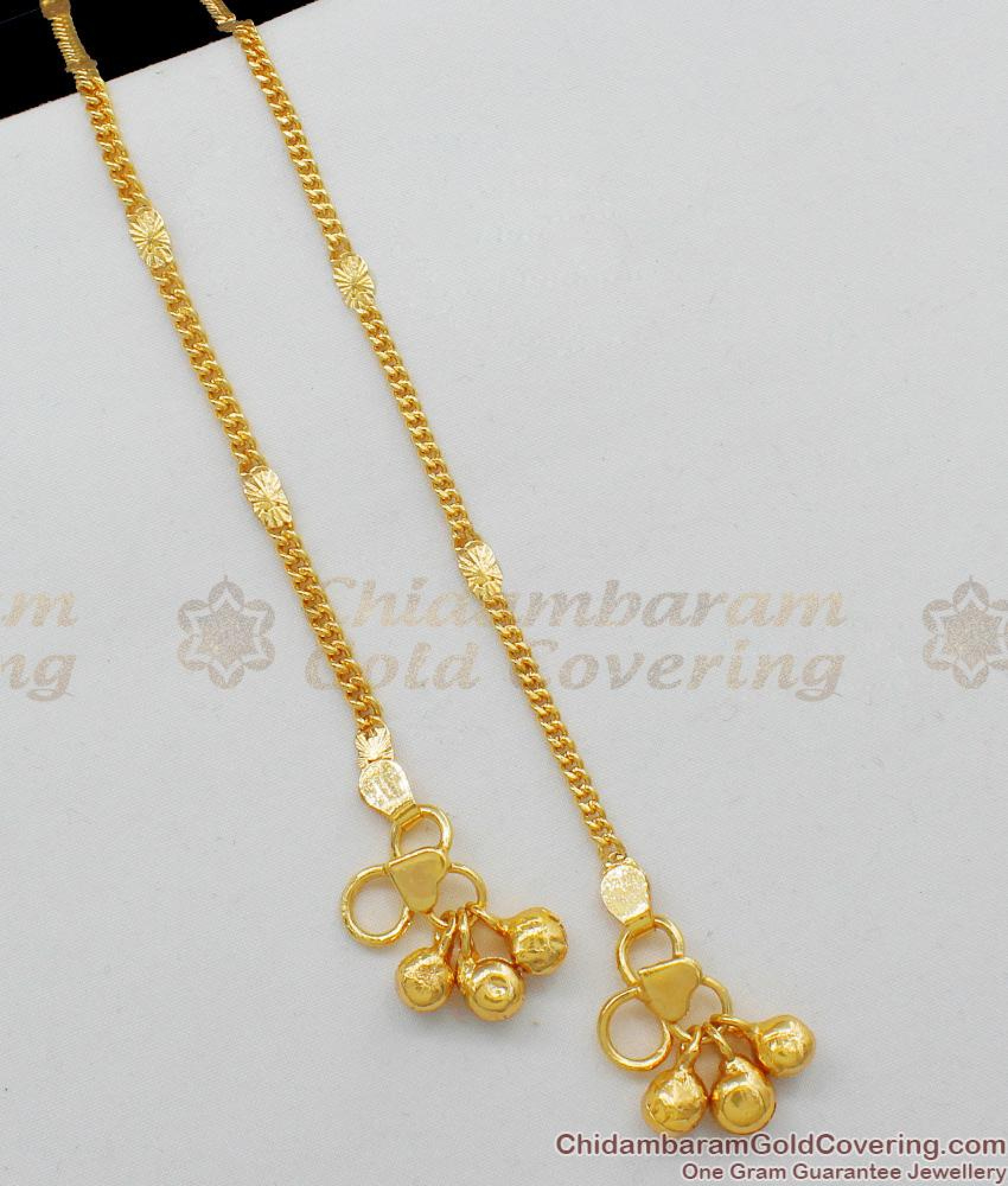 11 Inch One Gram Gold Padasaram Kerala Design Kolusu For Daily Use ANKL1032