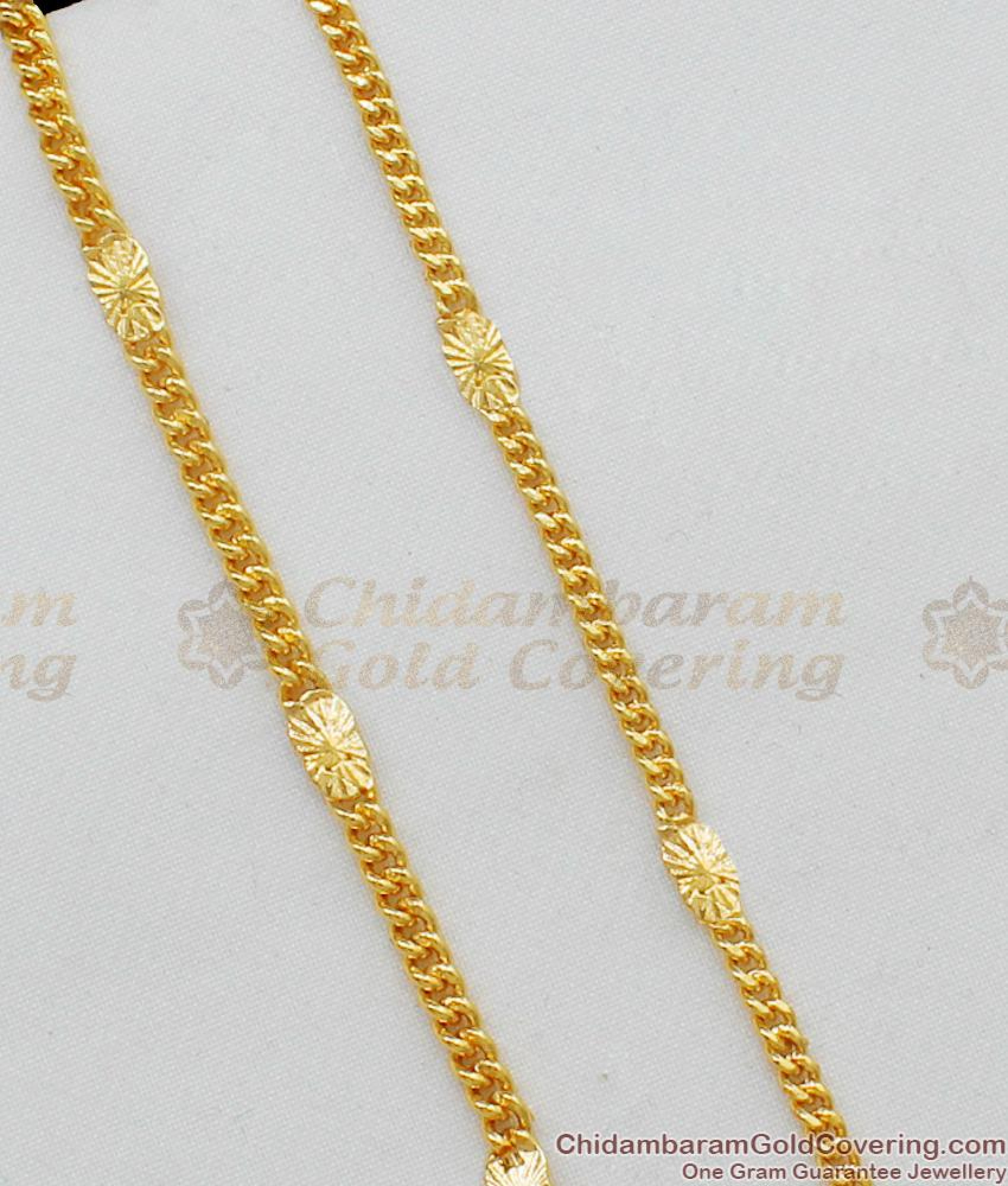 11 Inch One Gram Gold Padasaram Kerala Design Kolusu For Daily Use ANKL1032