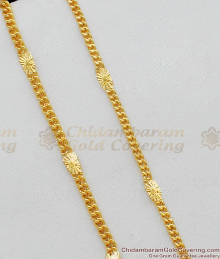 11 Inch One Gram Gold Padasaram Kerala Design Kolusu For Daily Use ANKL1032