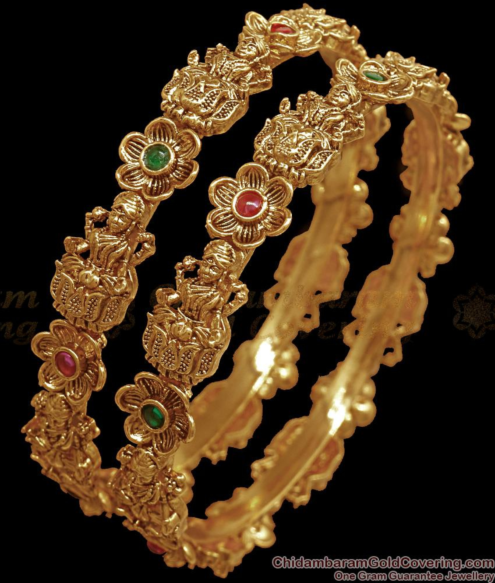 BR2276-2.10 Size Buy Original Antique Bangle Lakshmi Designs Vintage ...