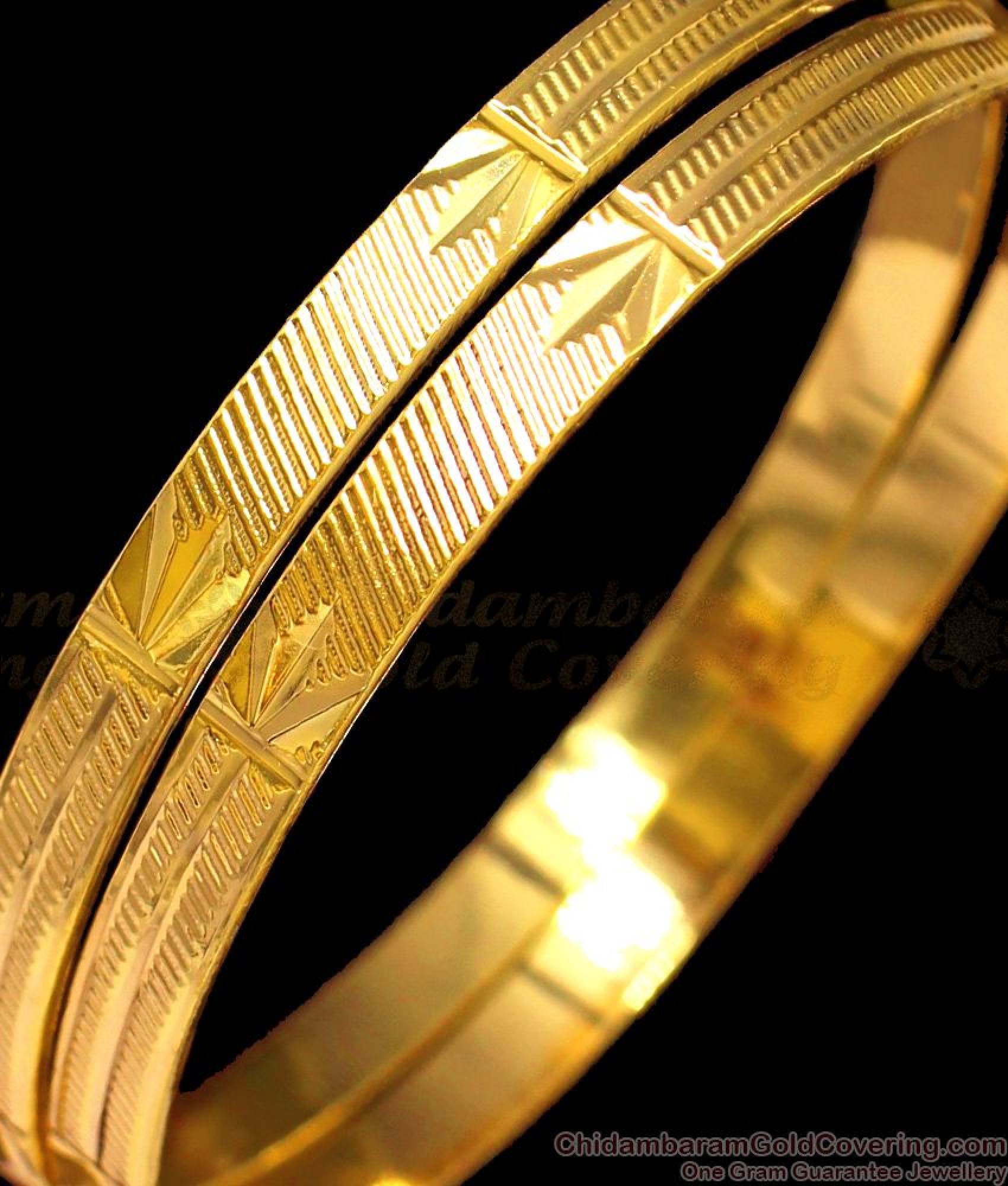 BR1327-2.6 Innovative Original Impon Model Gold Set Bangles For Ladies ...