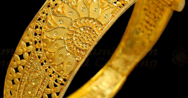 BR1392-2.4 Latest Grand Bridal Screw Type Model Gold Forming Bangle ...