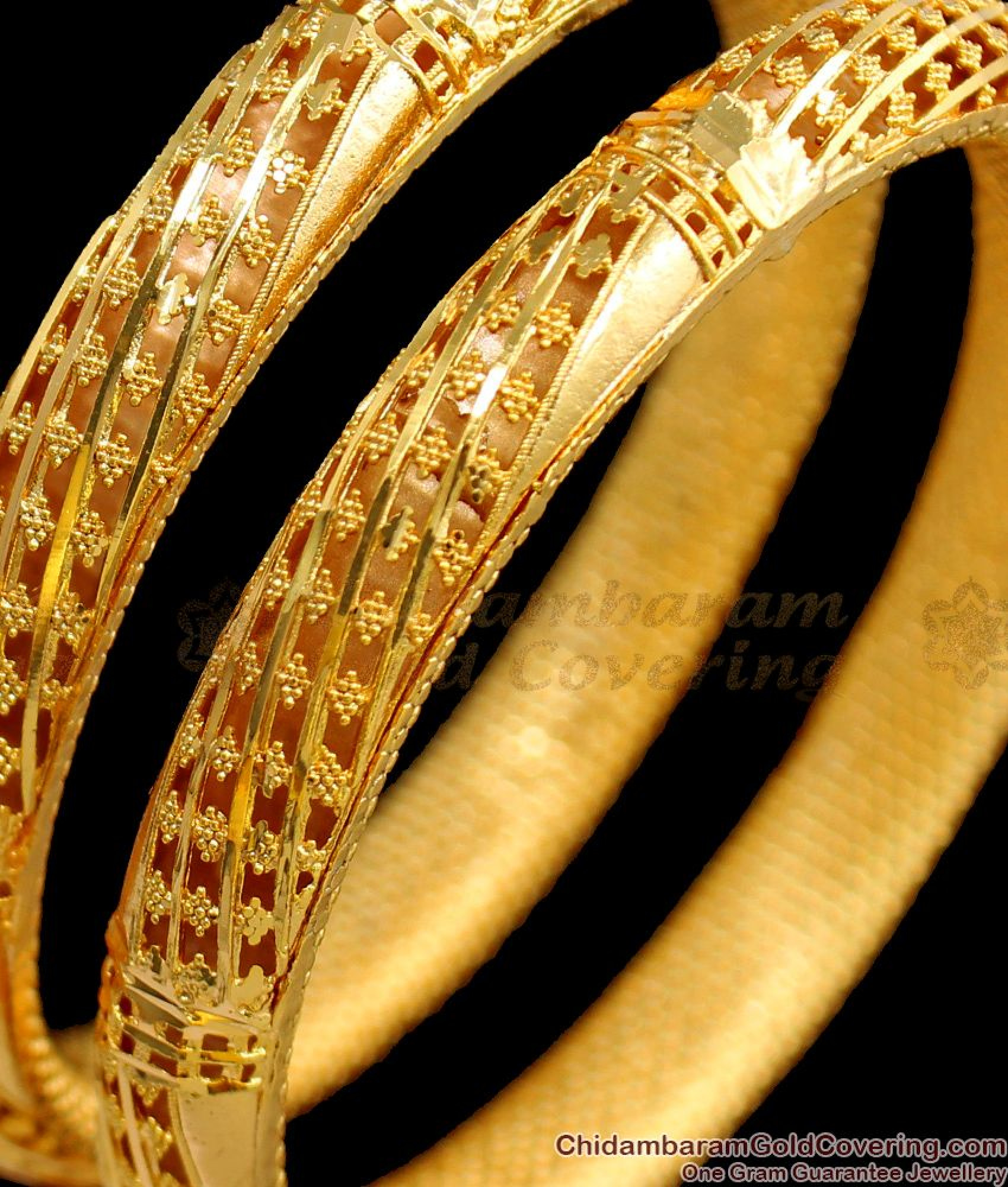 Buy Online Trendy Thick Kerala Gold Bangle Design For Women