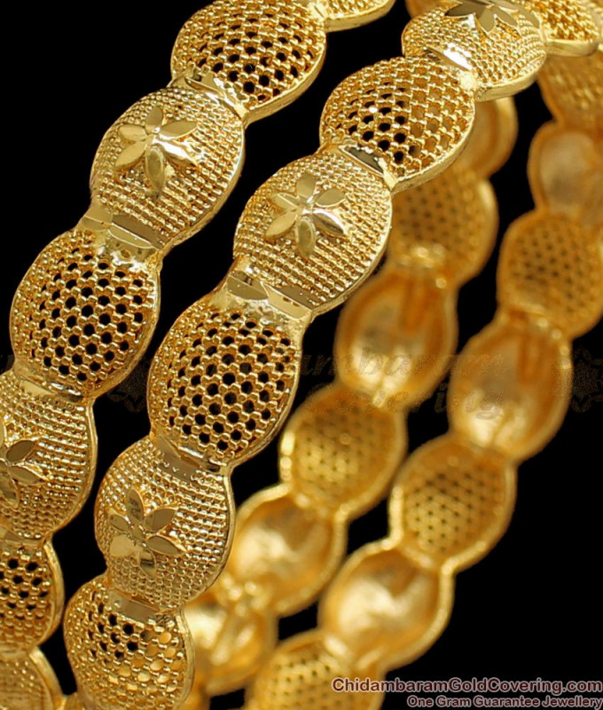 Gold Plated Bangles, Chidambaram Gold Covering Bangles