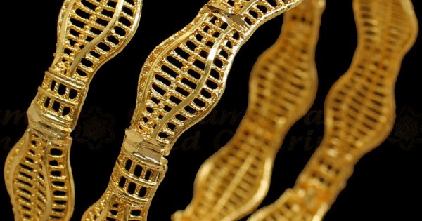 Buy One Gram Gold Bangles For Daily Wear Collection