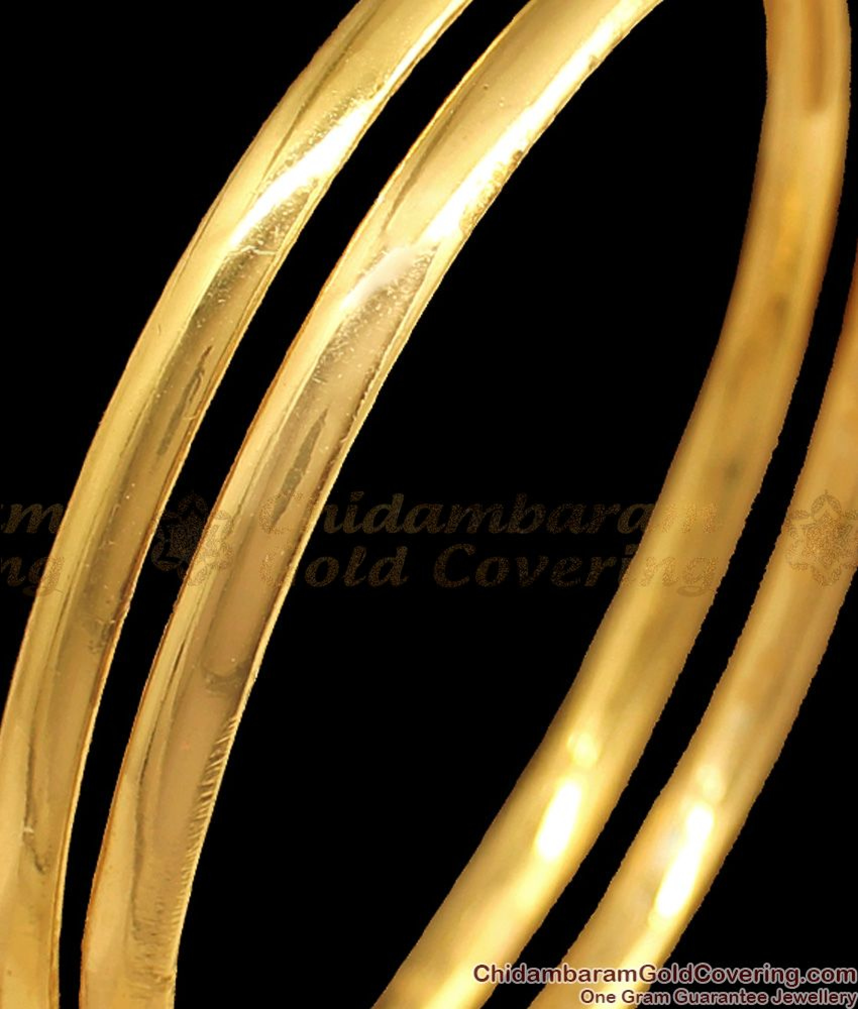 Five Metal Bangle - Original Plain Impon Gold Bangles Daily Wear