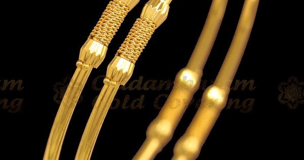 BR1871 2.6 Size Latest Model Kambi Valayal Light Weight Gold Bangles