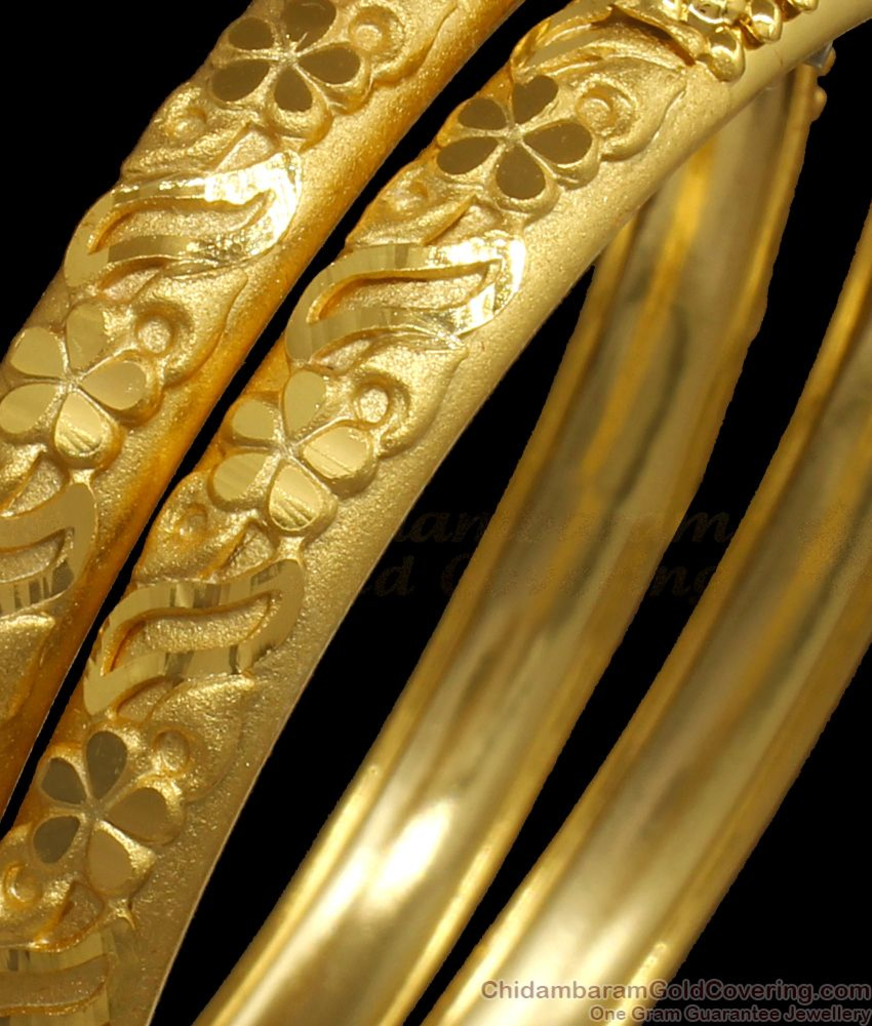 BR1911-2.8 Size Forming Kolkata Bangles Floral Design Womens Jewelry