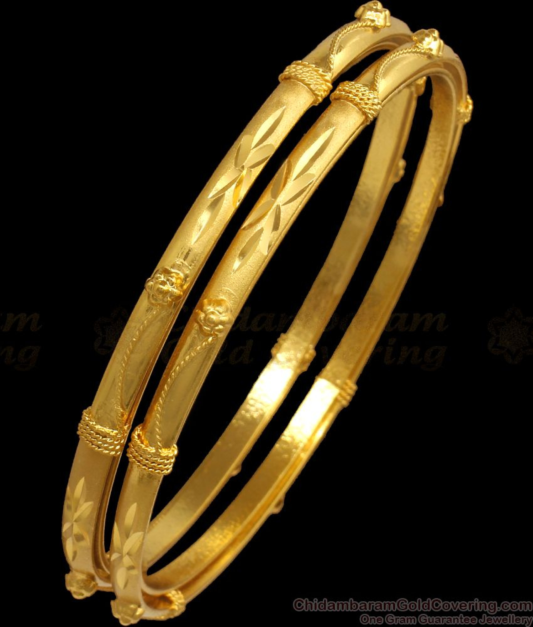 BR1914-2.8 Size 2 Gram Gold Thin Bangles Design Forming Collections