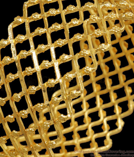 Gold Plated Plain Design Bangles, Chidambaram Gold Covering Regular ...