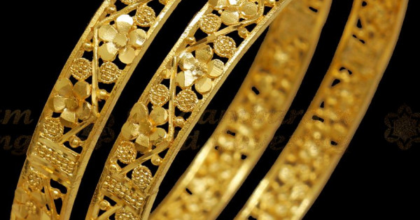 Buy Online Beautiful Forming Gold Bangles Design