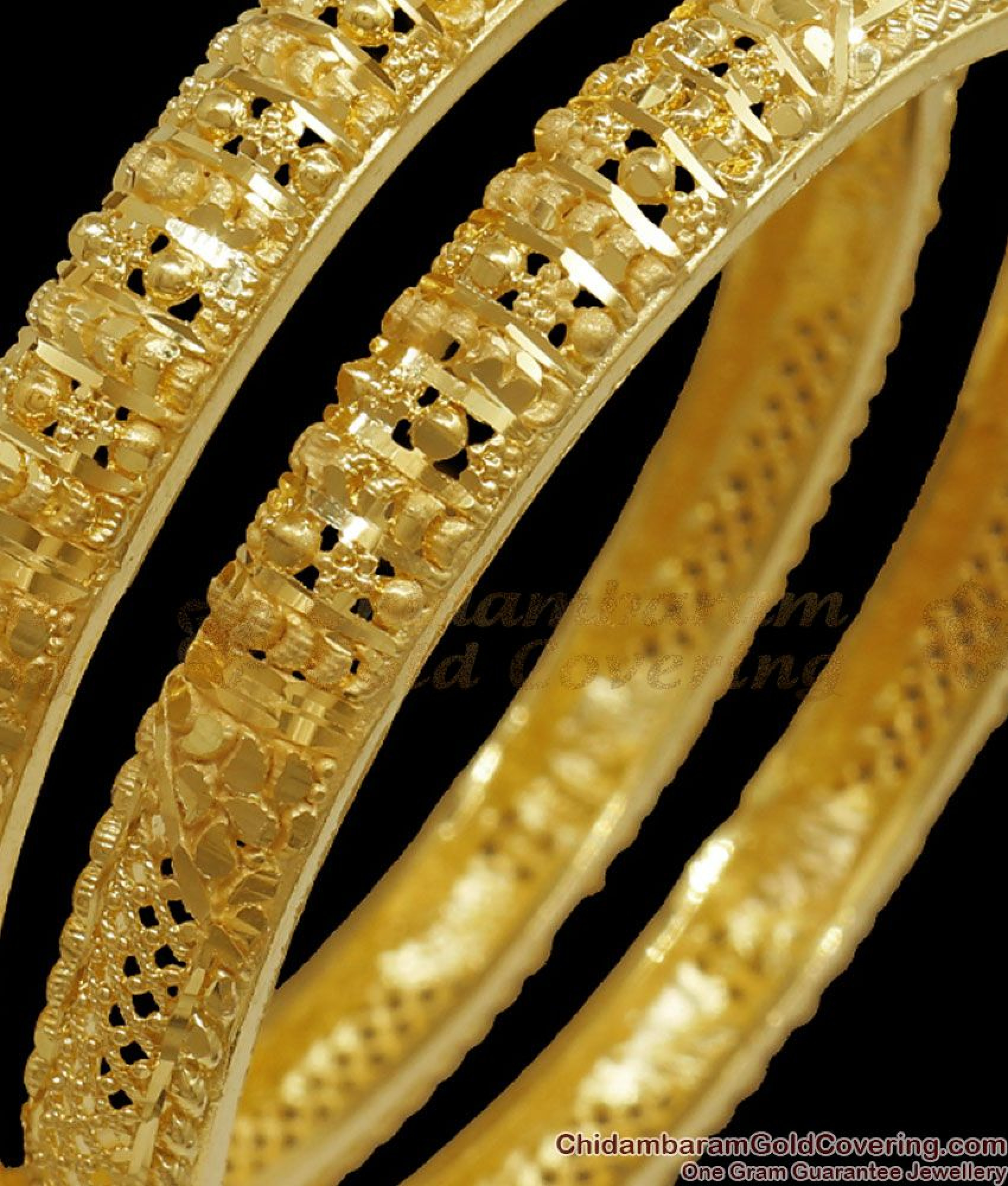 BR2053-2.4 Size Real Gold Pattern Bridal Wear Forming Gold Bangle 2 ...