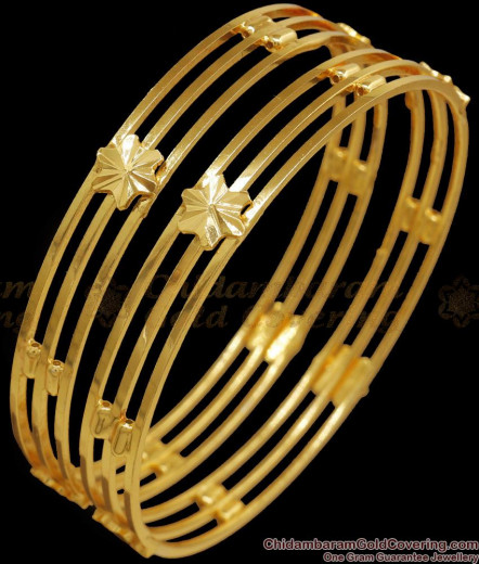 BR2146-2.6 Size Non Guarantee Thin 1 Gram Gold Bangles 12 Piece Full ...