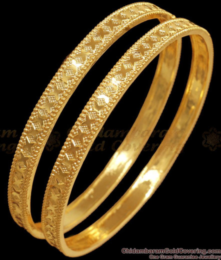 BR2146-2.10 Size Non Guarantee Thin 1 Gram Gold Bangles 12 Piece Full ...