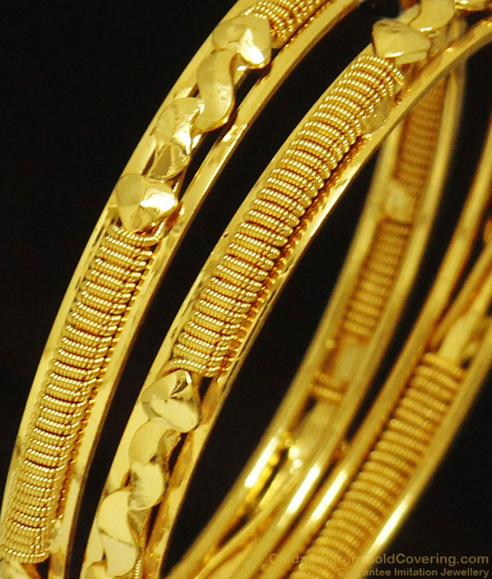 One Gram Gold Plain Bangles for Women Buy Online