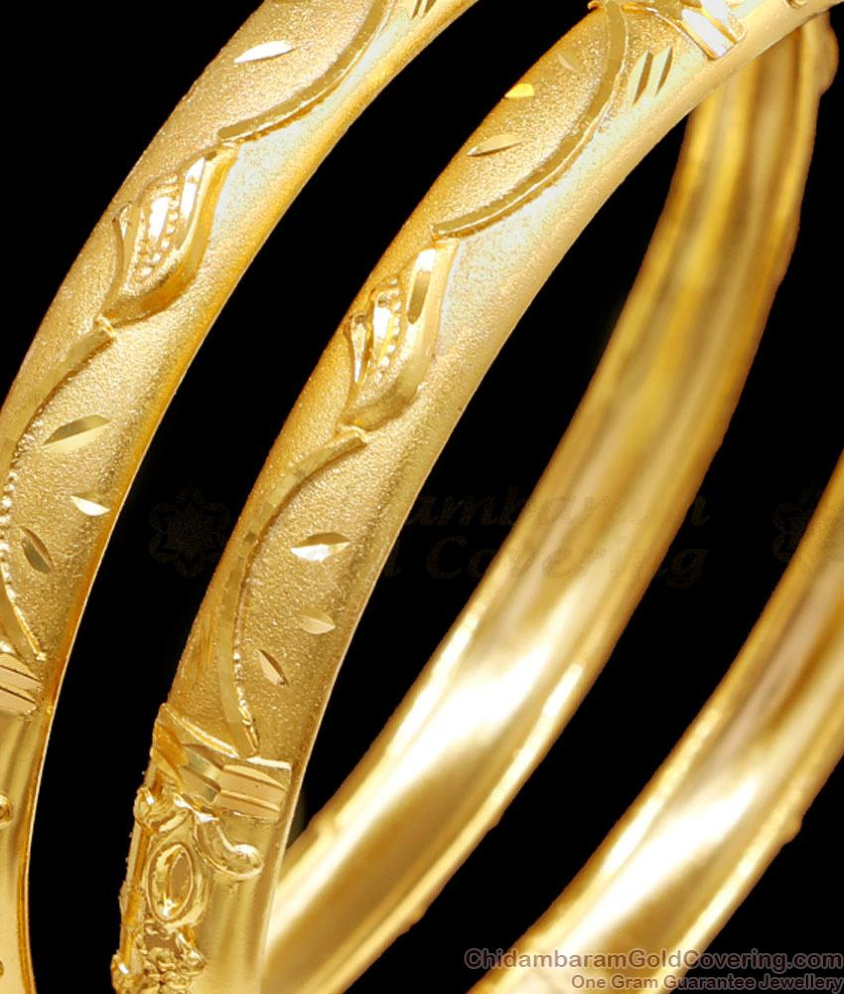 BR2432-2.4 Size Real Gold Design Bangles Guaranteed Imitation Jewelry