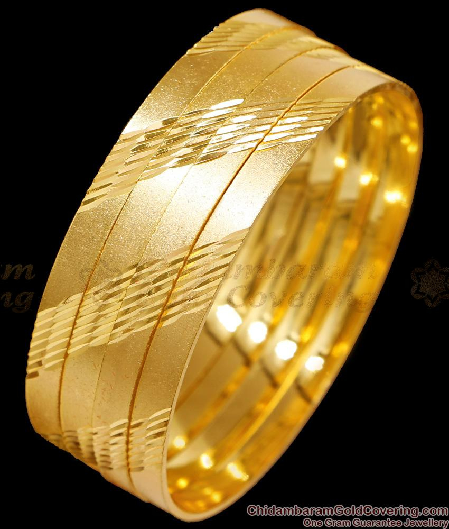 BR2569-2.4 Size New Arrival Gold Plated Fancy Bangle Designs