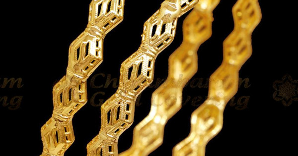 BR2613-2.4 New Arrival Neli Design Gold Plated Bangle Collections Online
