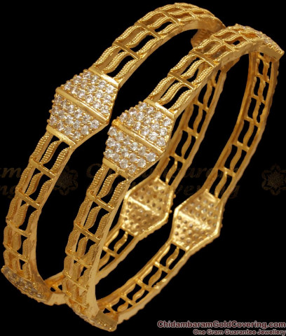 BR1984-2.6 Size Grand Bridal Bangles Set Collections with Semi Precious ...