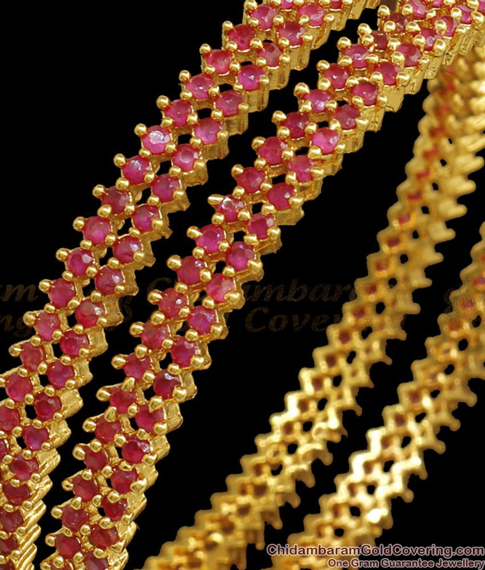 Buy Online Full Ruby Bangles Set Party Wear Shop Online