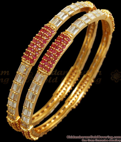 One Gram Gold Dollar With Red Coral Pavalam Chain BGDR951