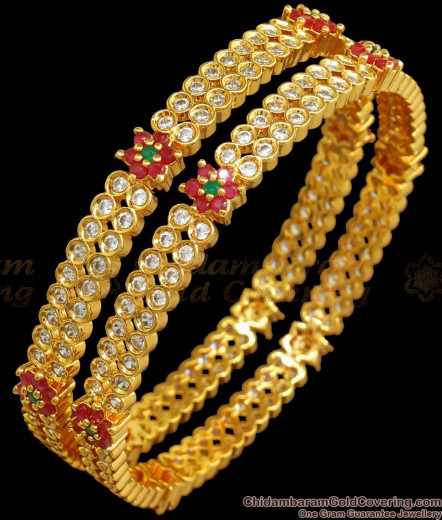 On Gram Gold Bangles, Plain Bangles and Stone Bangle Collections for ...