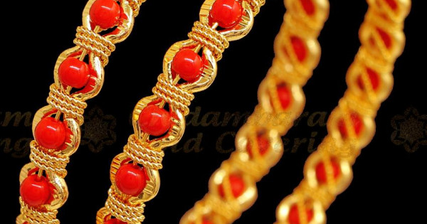 BR2361-2.8 Size New Model Pavalam Bangle Gold Plated Jewellery For Women