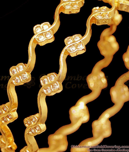 On Gram Gold Bangles, Plain Bangles and Stone Bangle Collections for ...