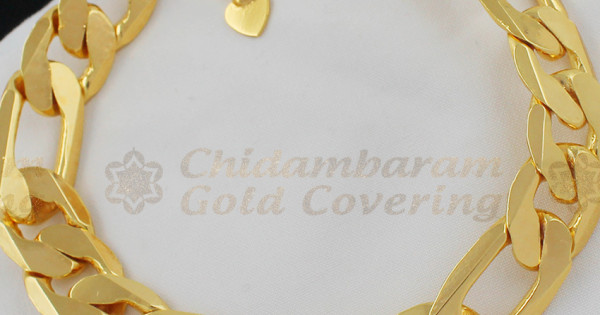 Sachin Model Inspired Gold Bracelet for Men Online BRAC041
