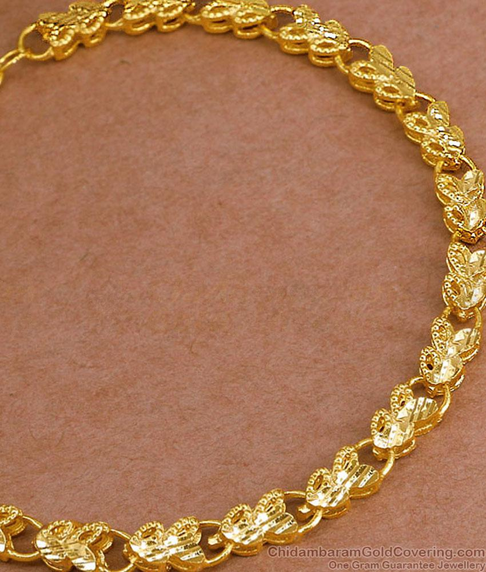 Stylish Heart Arrow Design Gold Imitation Bracelet Shop Online BRAC1141
