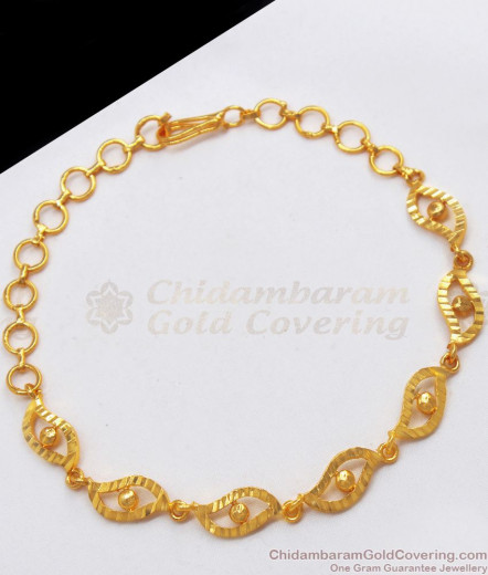 Gold Plated Imitation Bracelet Jewelry South Indian Grand Design BRAC084