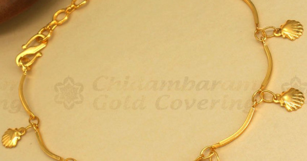 Tiny Sea Shell Design One Gram Gold Bracelet Womens Fashion BRAC603