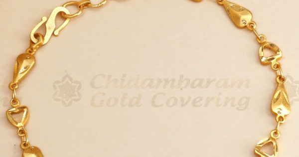Stylish 2 Gram Gold Bracelet With Price BRAC717
