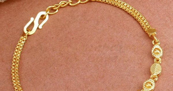 Pure Gold Plated Bracelets Full White Stone Designs BRAC807