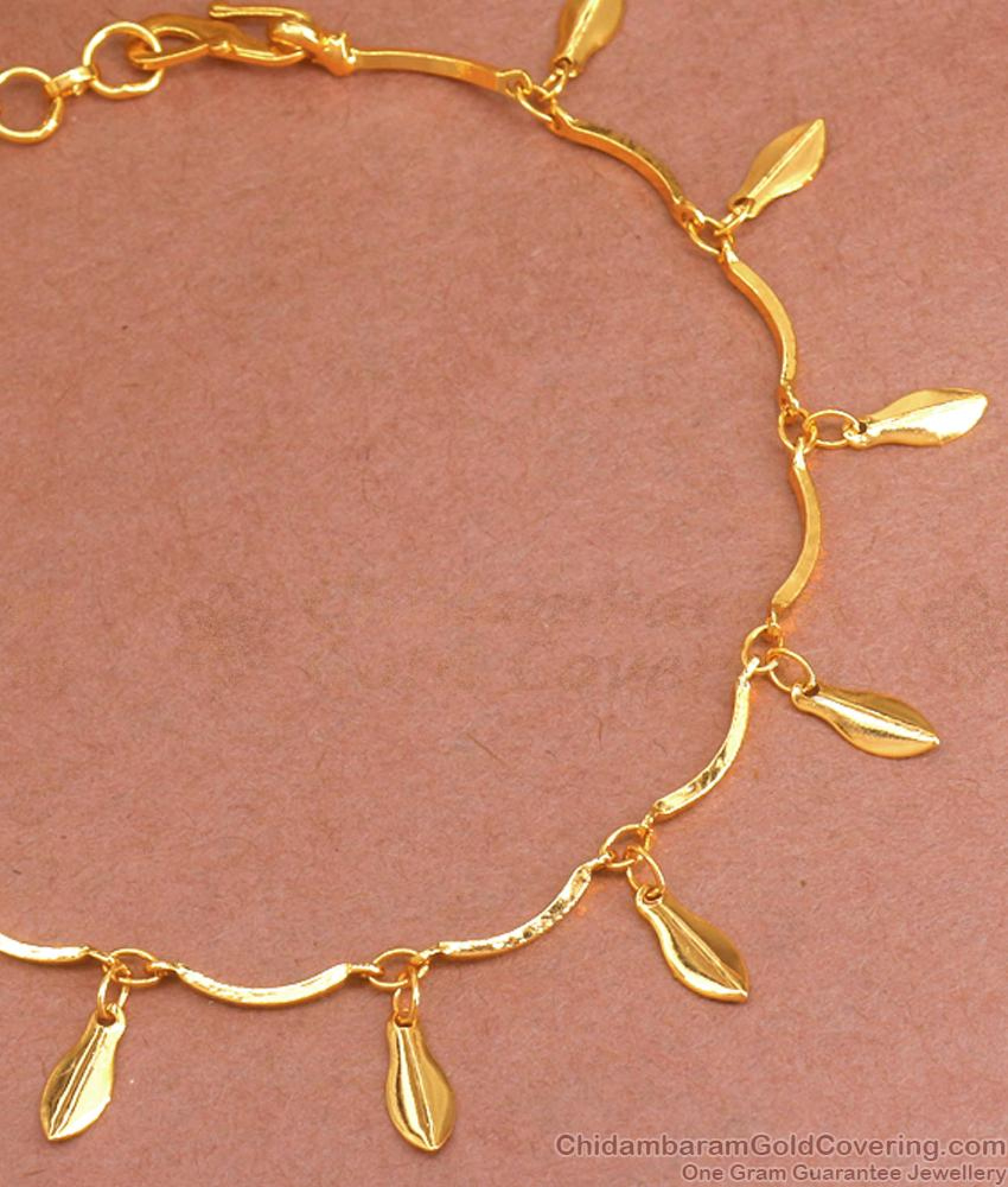 Light Weight 1 Gram Gold Bracelet Collection BRAC866